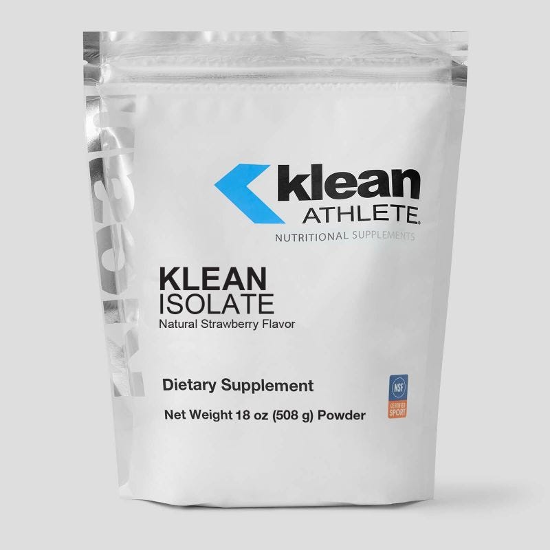 Klean Isolate Natural Strawberry Flavor | Douglas Labs